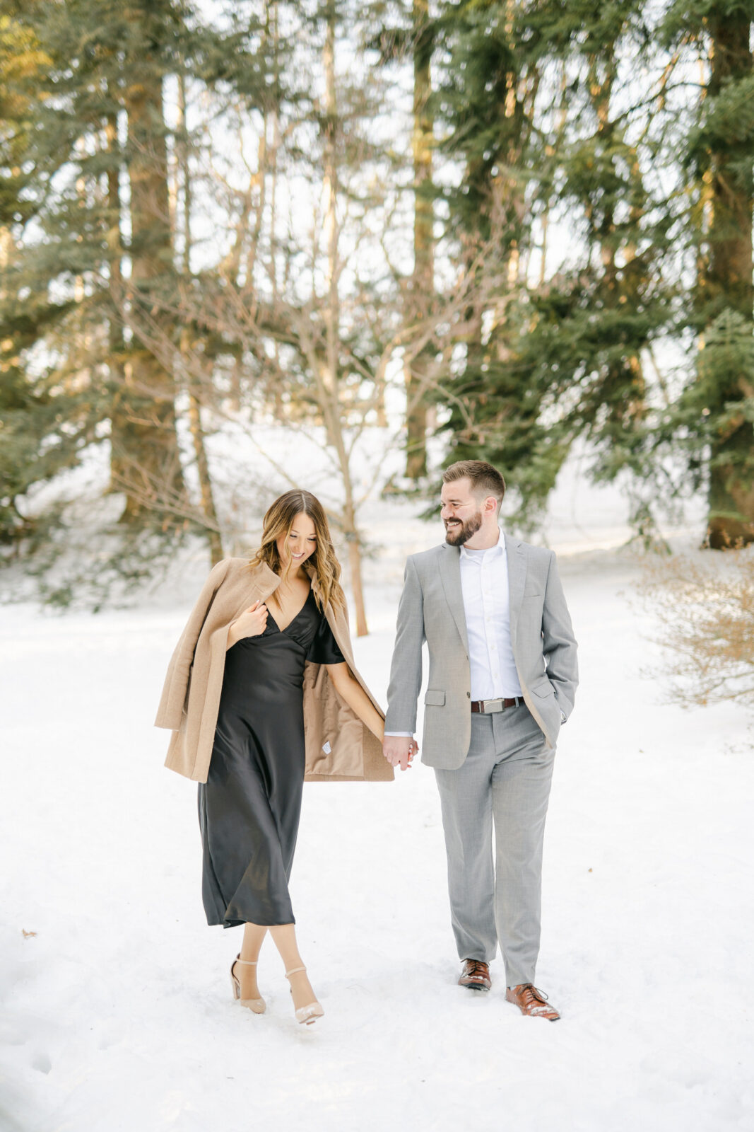 Emily & Ryan | Rochester Winter Engagement Session