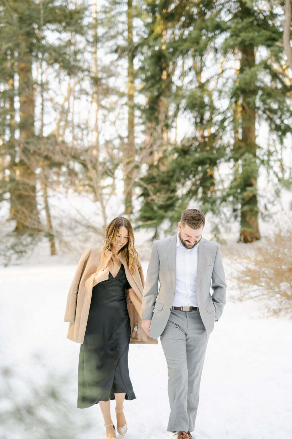 Emily & Ryan | Rochester Winter Engagement Session